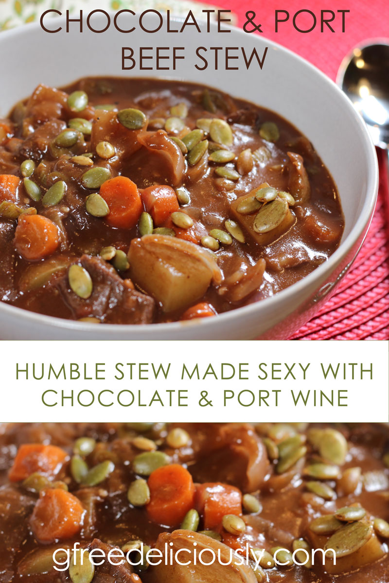 Chocolate & Port Beef Stew - gfreedeliciously.com