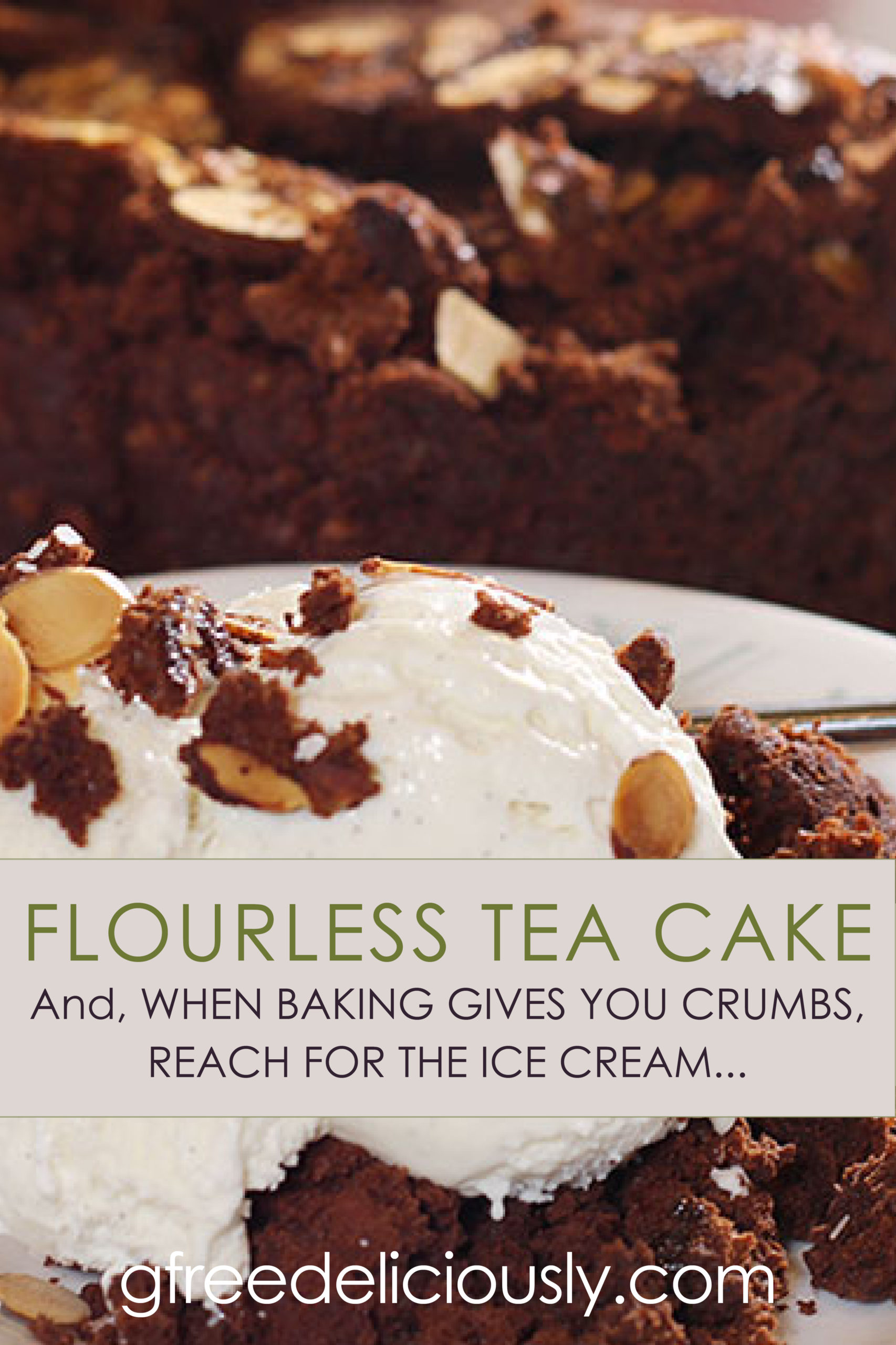 Flourless Chocolate Tea Cake - gfreedeliciously.com