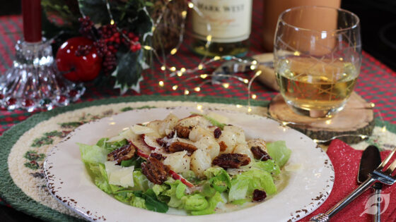 Best Sea Scallop Recipe Ever! Winter Scallop Salad - gfreedeliciously.com