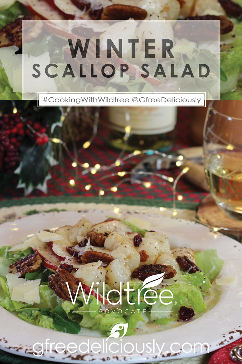 Best Sea Scallop Recipe Ever! Winter Scallop Salad - gfreedeliciously.com