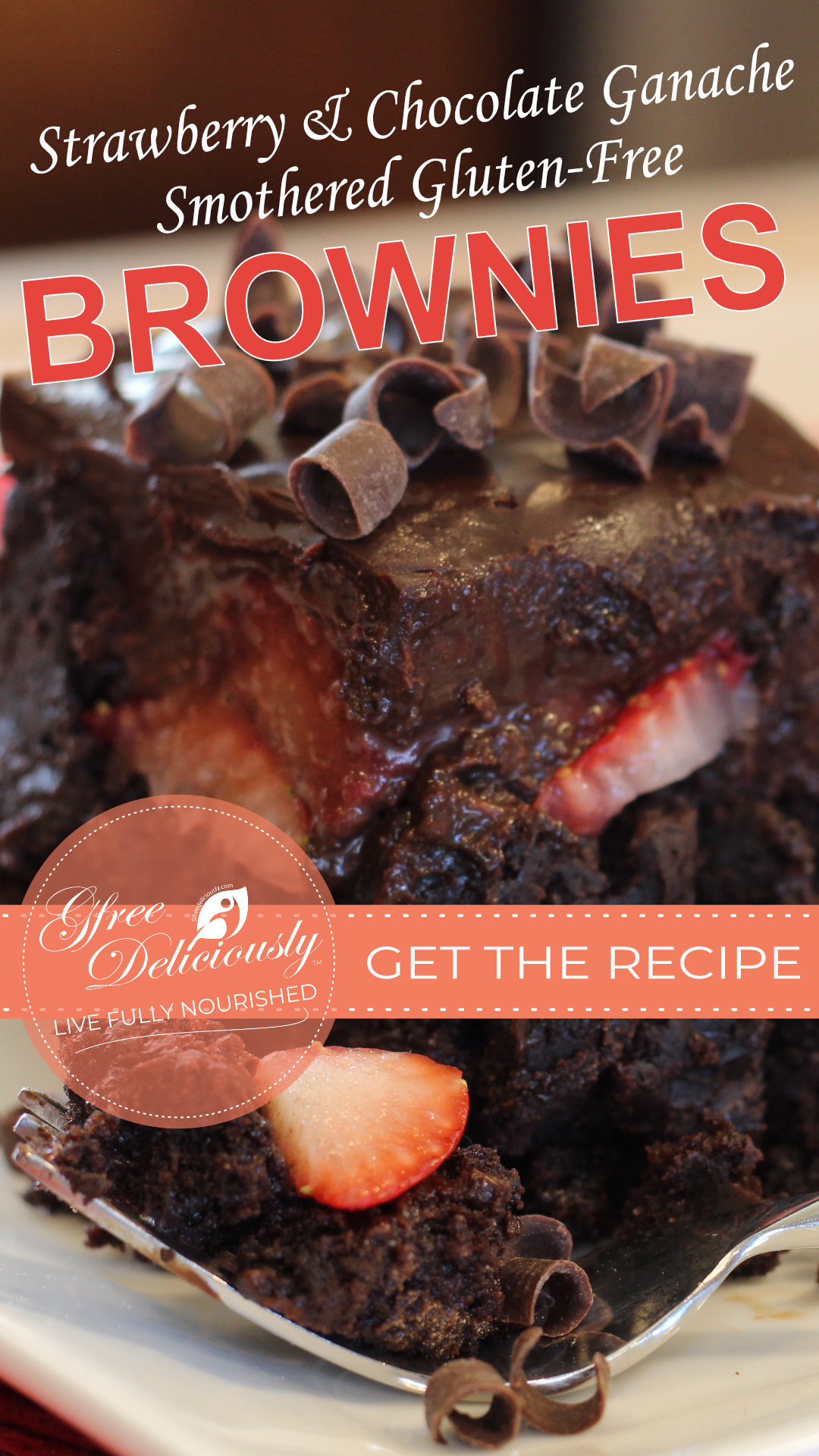 Easy and Delicious: Strawberry and Chocolate Ganache Brownies ...